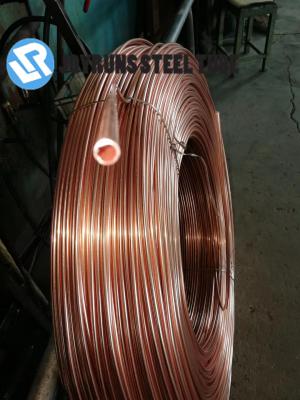 China 3.16×0.5mm ERW Seamless Alloy Steel Copper Coated Bundy Tube for Compressor Applications for sale