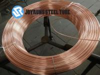China 4.76mm x 0.65mm Copper Plated Steel Bundy Tube ASTM A254 SPCC Pancake Coil for Automotive and Refrigeration for sale