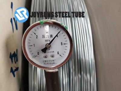 China 4.76mm x 0.6mm ASTM A254 SPCC Zinc Plated Steel Bundy Tubing for Refrigeration and Brake Systems for sale