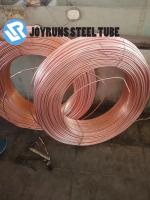 China BHG2 Double Wall Steel Tube ASTM A254-97 4mm x 0.6mm Copper Coated Bundy Pipe with 34.3 MPa Pressure Rating for sale