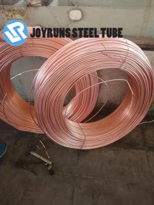 China BHG2 Double Wall Steel Tube ASTM A254-97 4mm x 0.6mm Copper Coated Bundy Pipe with 34.3 MPa Pressure Rating for sale
