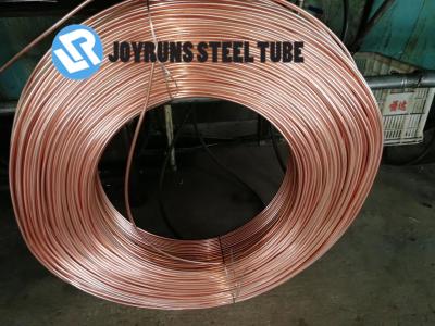 China 3.16×0.5mm Steel Bundy Tube EN10305-1 DC04 Double Wall Copper Coated Pipe for Compressors for sale