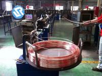 China Brazed Double Wall Steel Tube 3.16×0.5mm ASTM A254-97 DC04 Copper-Coated Bundy Tube for Compressors for sale