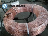 China EN10139 DC04 6.0x0.6mm Cold Rolled Single Wall Steel Bundy Tube with Copper Coating for Condenser Applications for sale