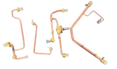 China Custom Refrigeration Copper Pipe Assemblies with Premium Copper Material and Precision Welding for HVAC Systems for sale