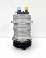 China Carrier 160 Swash Plate Hermetic Truck Refrigeration Compressor with Double Pulley Drive and R404A R134A Compatibility for sale
