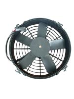 China 24V DC Motor Condenser Cooling Fan with 5-Blade Aerodynamic Design and Pre-Wired Connector for sale