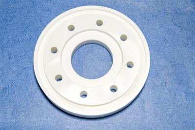 China White Alumina Ceramic Components 9.0 Mohs Hardness for sale