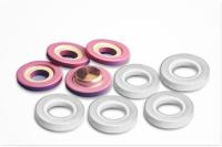 China Abrasion Resistant Alumina Ceramic Rings Industrial Seal Rings for sale