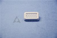 China Ivory Electrical Alumina Ceramic Insulator Battery component Impact resistant for sale