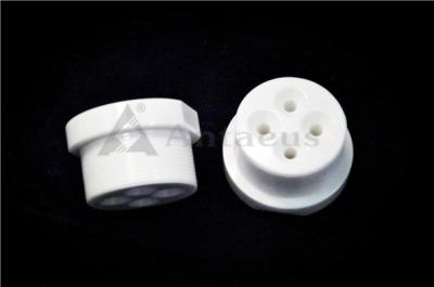 China High Precision 99% Alumina Ceramic Components Abrasion Resistant for sale