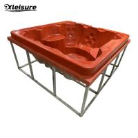 China Superior Quality 2.2*2.2M square spa hot tub mold with removable mold outdoor family spa pool mould bathtub mould for sale