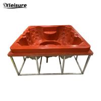 China Superior Quality 2.2*2.2M square spa hot tub mold with removable mold outdoor family spa pool mould bathtub mould for sale