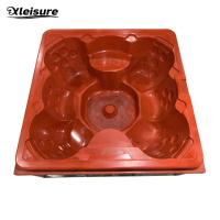 China Superior Quality 2.2*2.2M square spa hot tub mold with removable mold outdoor family spa pool mould bathtub mould for sale