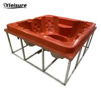 China Superior Quality 2.2*2.2M square spa hot tub mold with removable mold outdoor family spa pool mould bathtub mould for sale