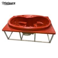 China Made in China oval spa hot tub mold wood-fired acrylic hot tub mould 2-person outdoor spa bathtub fiberglass FRP spa poo for sale