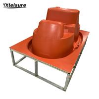 China professional oval gel-coat spa hot tub mold (male mold) spa massage bathtub with two seats design bathtub mould for sale