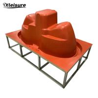 China professional oval gel-coat spa hot tub mold (male mold) spa massage bathtub with two seats design bathtub mould for sale