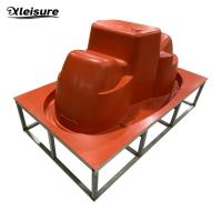 China professional oval gel-coat spa hot tub mold (male mold) spa massage bathtub with two seats design bathtub mould for sale