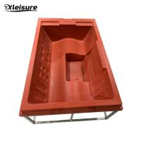 China customizable spacious 6-person party spa mold with classic design rectangular fiberglass FRP spa pool mould bathtub moul for sale