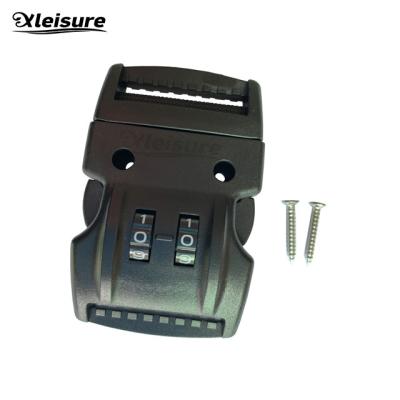 China hot tub cover lock with codes coded spa cover lock with cross recessed round head screw  thermal cover clip for sale