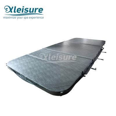 China Whirlpool Lightweight Indoor Spa Covers With Key Lock 4 Inch Thickness for sale