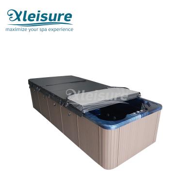 China Custom Endless Swim Spa Pool Covers Weather Resistence Rounded Corners for sale
