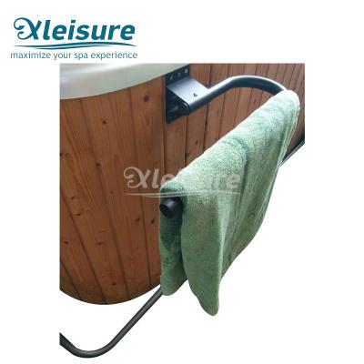 China Rustproof Spa Tub Accessories Black Spa Safety Handrail Stainless Steel Hardware for sale