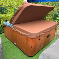 China Square reddish brown Spa Hot Tub Cover The Essential Protection for Your Tubs for sale