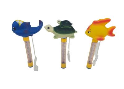 China Swimming Pool Spa Hot Tub  Floating Thermometer Animal Thermometer Floating Easy Read Outdoor Pool Plastic Digital Thermometers for sale