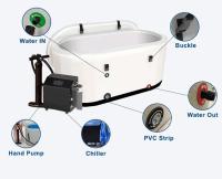 China Outdoor Sports & Fitness Cooling System Home Use Inflatable PVC Ice Bath Water Chiller Fast Ice Cold Plunge Tub for Water Filter for sale