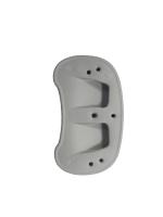 China Grey EVA Spa Bath Pillow Hot Tub Waterproof Neck Head Cushion for Home Bathtub Use in Bathroom for sale