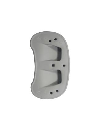 China Grey EVA Spa Bath Pillow Hot Tub Waterproof Neck Head Cushion for Home Bathtub Use in Bathroom for sale