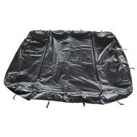 China Customizable Two-Piece Interlocking Spa Pool Cover Modern Design UV-Resistant Waterproof Protective Leather Vinyl Cover Skin for sale