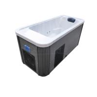 China Rectangular Indoor Acrylic Cold Water Pool Cover All-in-One Cold Plunge Ice Bath Chiller Outdoor Insulated One Piece Bathtub for sale