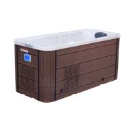 China Rectangular Indoor Acrylic Cold Water Pool Cover All-in-One Cold Plunge Ice Bath Chiller Outdoor Insulated One Piece Bathtub for sale