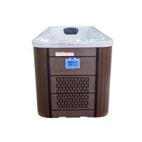 China Rectangular Indoor Acrylic Cold Water Pool Cover All-in-One Cold Plunge Ice Bath Chiller Outdoor Insulated One Piece Bathtub for sale