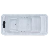China Rectangular Indoor Acrylic Cold Water Pool Cover All-in-One Cold Plunge Ice Bath Chiller Outdoor Insulated One Piece Bathtub for sale