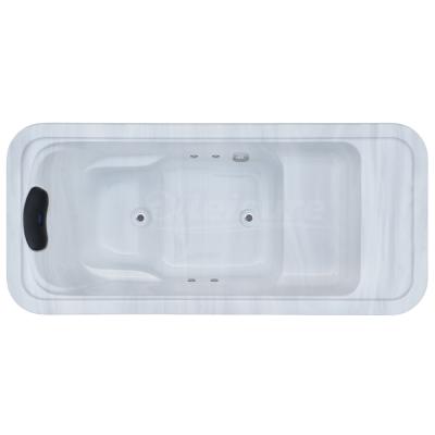 China Rectangular Indoor Acrylic Cold Water Pool Cover All-in-One Cold Plunge Ice Bath Chiller Outdoor Insulated One Piece Bathtub for sale
