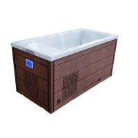 China Rectangular Indoor Acrylic Cold Water Pool Cover All-in-One Cold Plunge Ice Bath Chiller Outdoor Insulated One Piece Bathtub for sale