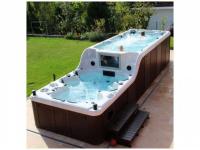 China Multi-Level Tiered Outdoor Swim Spa Hot Tub Bath Tub with Accessories Premium Quality Pool for Relaxation and Recreation for sale
