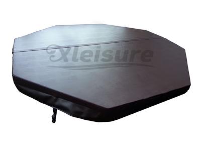 China Heavy Duty  Hot Tub Spa Covers , Vinyl Hot Tub Cover And Lift With Key Lock for sale