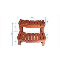 China High Quality Outdoor Hot Tub Curved Ladder 2* Steps Spa Accessories with European Design Style for Any Spa Tub Swim Spa for sale