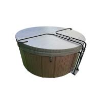 China Custom European Outdoor Spa Cover Lifters Bathtub Stand with Gas Strut-for Round Bathtubs Durable & Ergonomic for sale