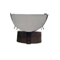 China Custom European Outdoor Spa Cover Lifters Bathtub Stand with Gas Strut-for Round Bathtubs Durable & Ergonomic for sale