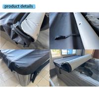 China European Style Outdoor Roll-up Spa Cover One-piece Design Portable Swimming Pool Cover with Eco-Friendly Oxford Cloth Material for sale