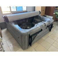 China European Style Outdoor Roll-up Spa Cover One-piece Design Portable Swimming Pool Cover with Eco-Friendly Oxford Cloth Material for sale