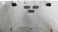 China High Perspective Full View Separated Area Acrylic Spa Tub with Whirlpool Balboa Control System for Modern Garden Use for sale