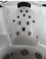 China High Perspective Full View Separated Area Acrylic Spa Tub with Whirlpool Balboa Control System for Modern Garden Use for sale