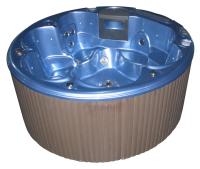 China Hot Spring Large Outdoor 6 Seats Round Whirlpool Acrylic Massage Spa Tubs for Garden for sale
